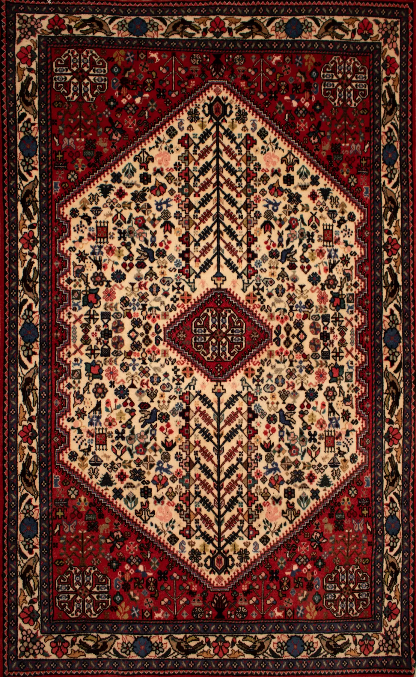Handwoven Nasr Abad Isfahan Carpet - Percarin