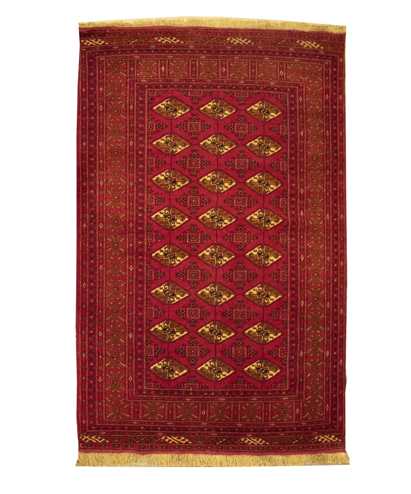 Red Turkmen Carpet - Percarin