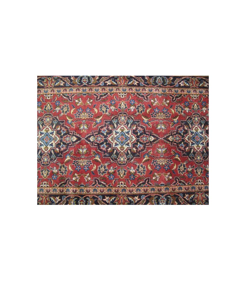 Handmade Red Persian Ardakan Yazd Runner Rug - Percarin